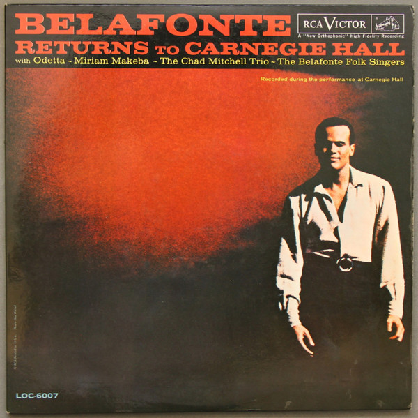 Harry Belafonte – Belafonte Returns To Carnegie Hall (Vinyl) - Hi-Fi Hits